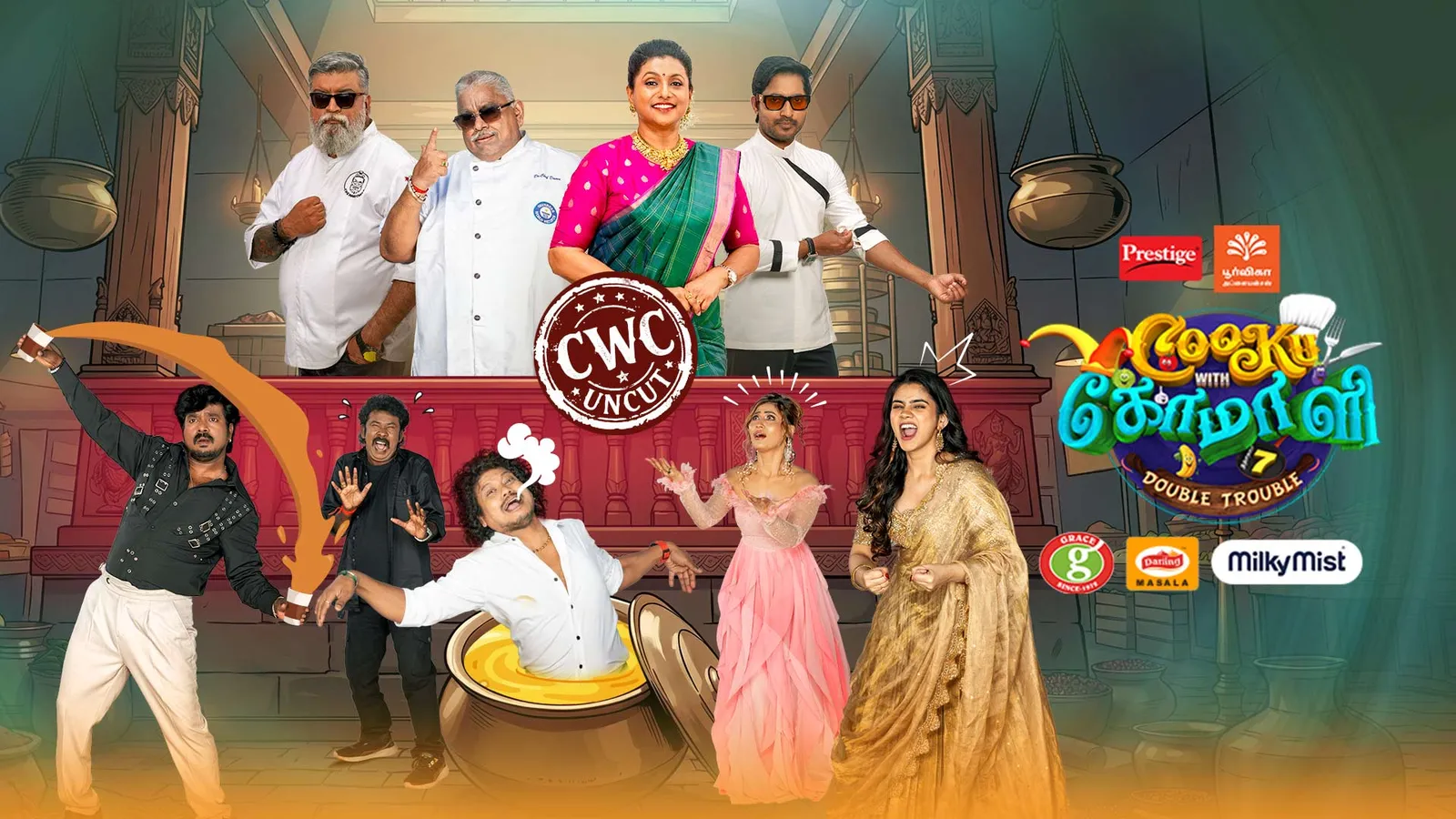 Watch Cooku with Comali Full HD TV Show Online | Airtel Xstream Play