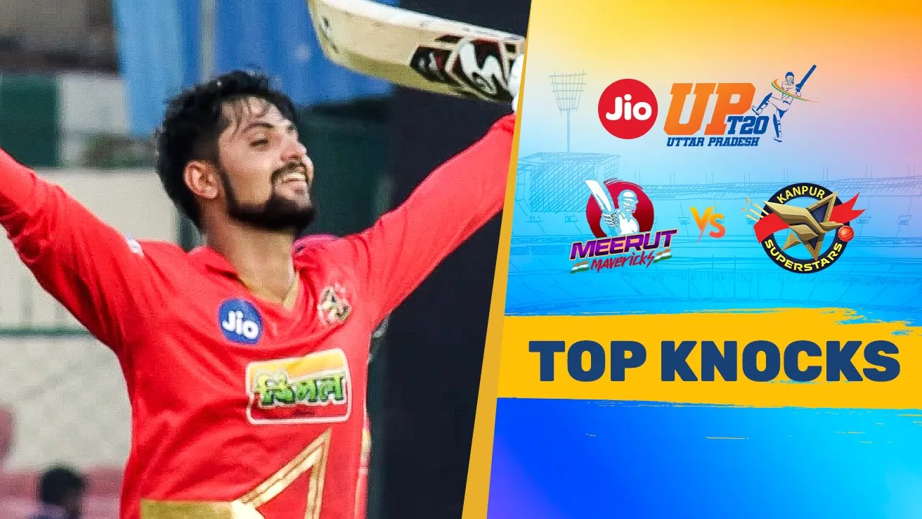 Rizwi's 122 vs Meerut Mavericks