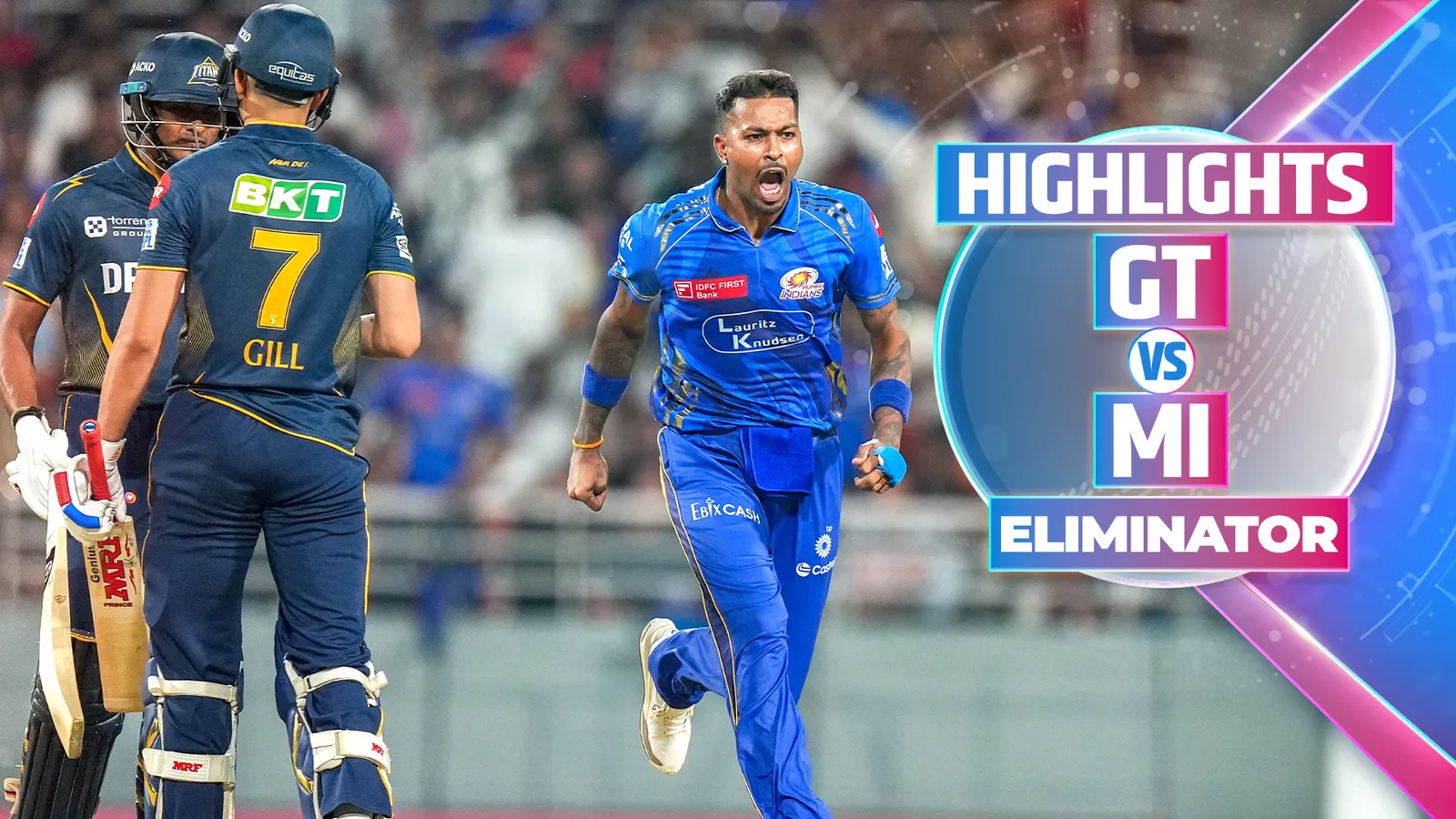 GT vs MI: Highlights, Eliminator