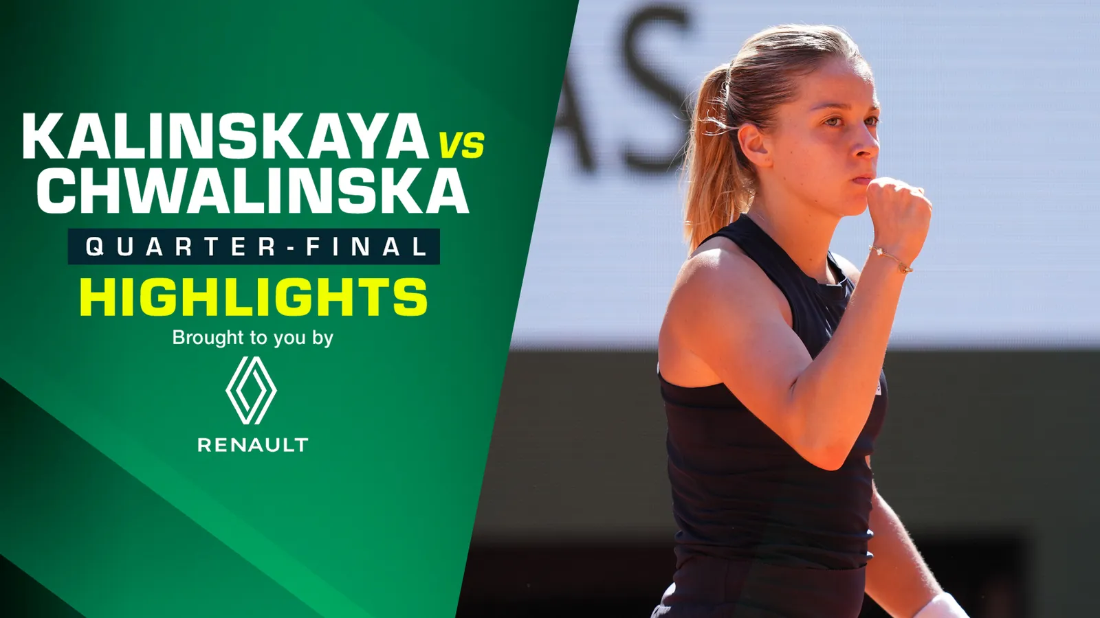 Kalinskaya vs Chwalinska - Quarter-final - Highlights - 3 Jun 2026